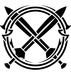 Celtic swords Royalty Free Vector Image - VectorStock