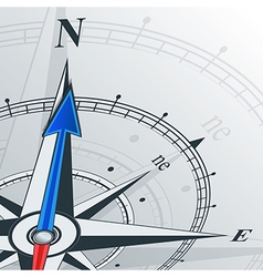 Compass northwest Royalty Free Vector Image - VectorStock