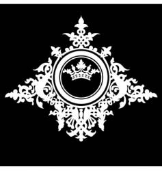 Royal crown banner Royalty Free Vector Image - VectorStock