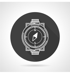 Black compass Royalty Free Vector Image - VectorStock