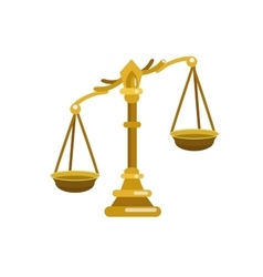 Unbalanced Scale of Justice Royalty Free Vector Image - VectorStock