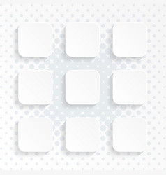 Blank web buttons knobs image Royalty Free Vector Image
