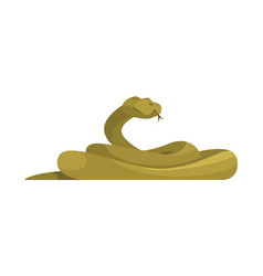 Boa snake realistic childish Royalty Free Vector Image