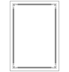 Page border a4 design for project Royalty Free Vector Image