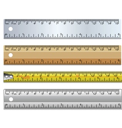 50 inch ruler Royalty Free Vector Image - VectorStock