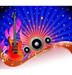 Music Rock Party Background Royalty Free Vector Image