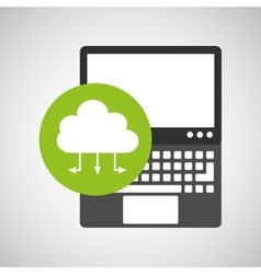 Cloud computing icons Royalty Free Vector Image