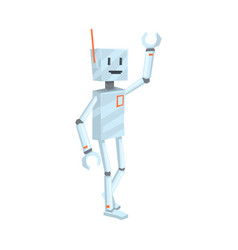 Hello robot Royalty Free Vector Image - VectorStock