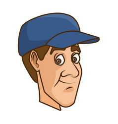 Cartoon Baseball Cap Royalty Free Vector Image
