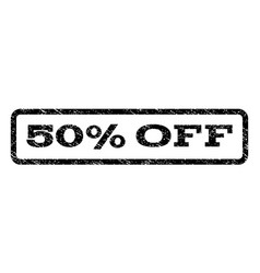 50 percent off sticker Royalty Free Vector Image