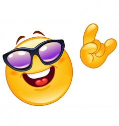 Cheers emoticon Royalty Free Vector Image - VectorStock