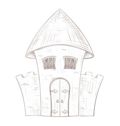 Sultan palace abdul - samad doodle icon hand drawn