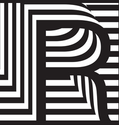 R Royalty Free Vector Image - VectorStock