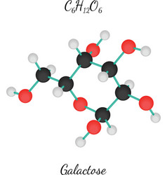 C6H12O6 Glucose molecule Royalty Free Vector Image