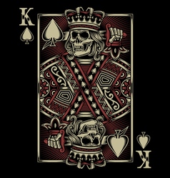 King of spades Royalty Free Vector Image - VectorStock
