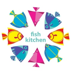 Cook fish Royalty Free Vector Image - VectorStock