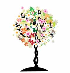 Abstract spring tree Royalty Free Vector Image - VectorStock