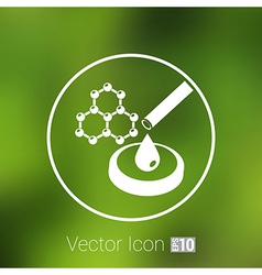 Organic chemistry logo set Royalty Free Vector Image