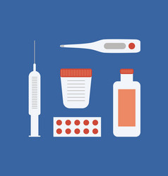 Cartoon collection of medical devices with nurse Royalty Free Vector ...