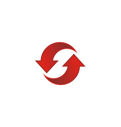 Two combined arrows Royalty Free Vector Image - VectorStock