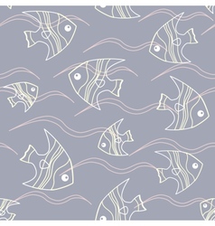 Fish pattern Royalty Free Vector Image - VectorStock