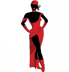 Lady killer Royalty Free Vector Image - VectorStock