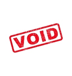 Void Rubber Stamp Royalty Free Vector Image - VectorStock