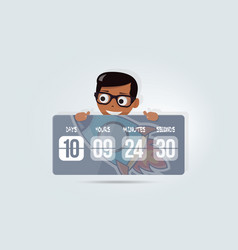 Countdown 1 Royalty Free Vector Image - VectorStock