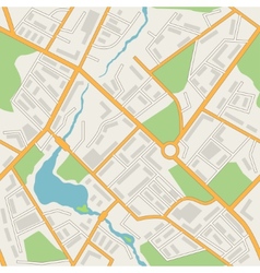 Street map Royalty Free Vector Image - VectorStock