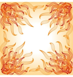 Fire and flame graphic elements Royalty Free Vector Image