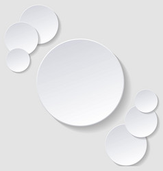 Modern Circle Design soft color template Vector Image