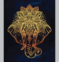 Mandala Elephants Royalty Free Vector Image - VectorStock