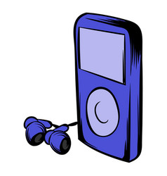 Cartoon mp3 player Royalty Free Vector Image - VectorStock