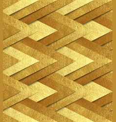 Gold glitter fish scale seamless pattern Vector Image