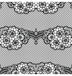 Lace fabric seamless pattern Royalty Free Vector Image