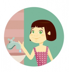 Cartoon tap Royalty Free Vector Image - VectorStock