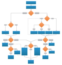 Flowchart symbols Royalty Free Vector Image - VectorStock