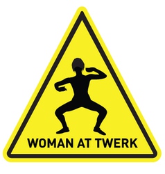 Girl Twerking Royalty Free Vector Image - VectorStock