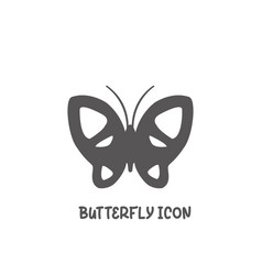 Small butterfly icon simple style Royalty Free Vector Image