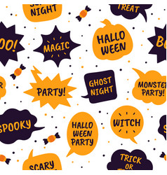 Speech bubbles with dialog words sketch bubble Vector Image