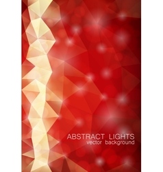 Light flare red effect Royalty Free Vector Image