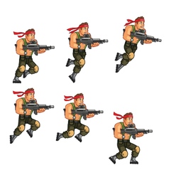 Ninja Flying Attack Game Sprite Royalty Free Vector Image - VectorStock