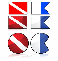 Nautical flags Royalty Free Vector Image - VectorStock