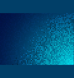 Pixel abstract technology gradient bw background Vector Image