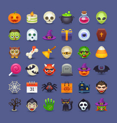 Halloween cartoons Royalty Free Vector Image - VectorStock