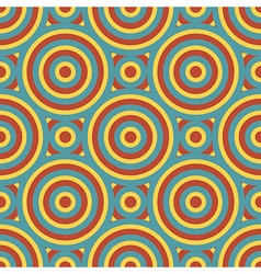 Colorful 60s pattern background Royalty Free Vector Image