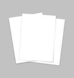 Front and back tech flyer template design Vector Image