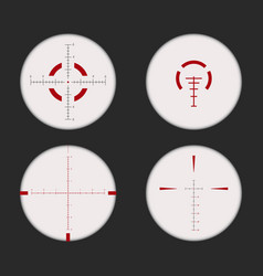 Sniper scope overlay Royalty Free Vector Image