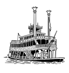 Riverboat Vector Images (24)