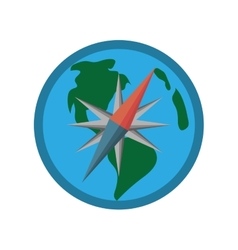 Space navigation sphere Royalty Free Vector Image